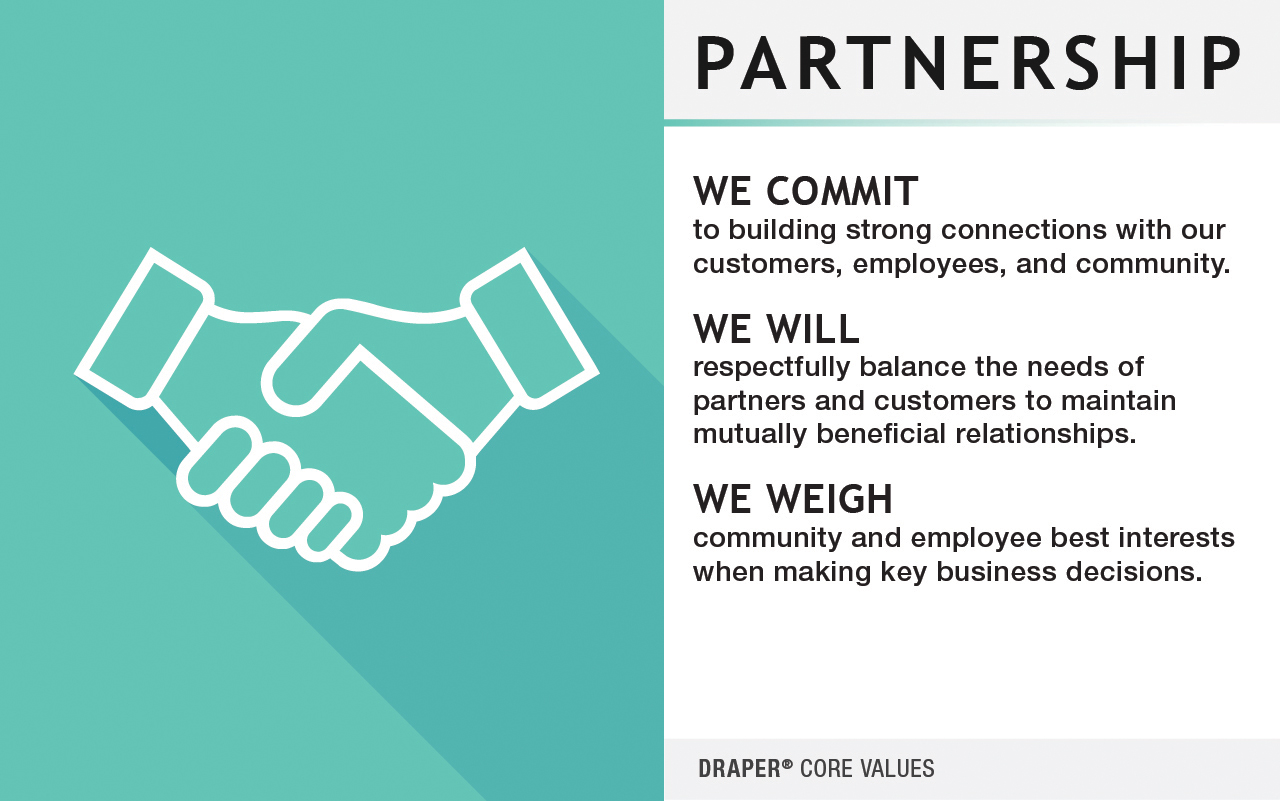 Embracing Partnership’s Role in the Draper Success Story - Draper, Inc ...